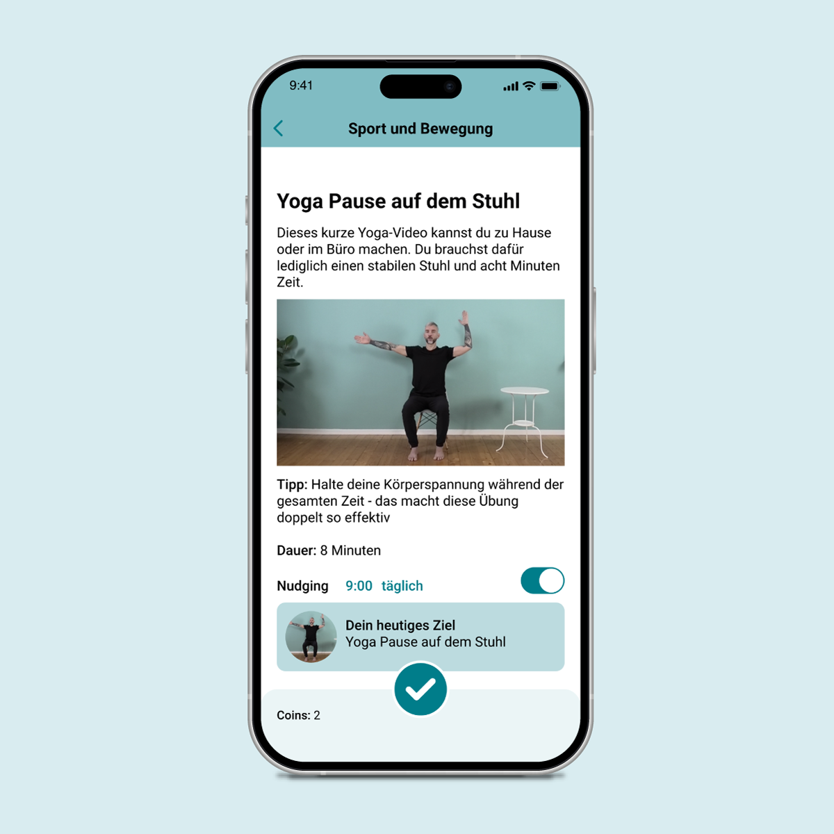Digital corporate wellbeing: Changers Fit app for your health promotion