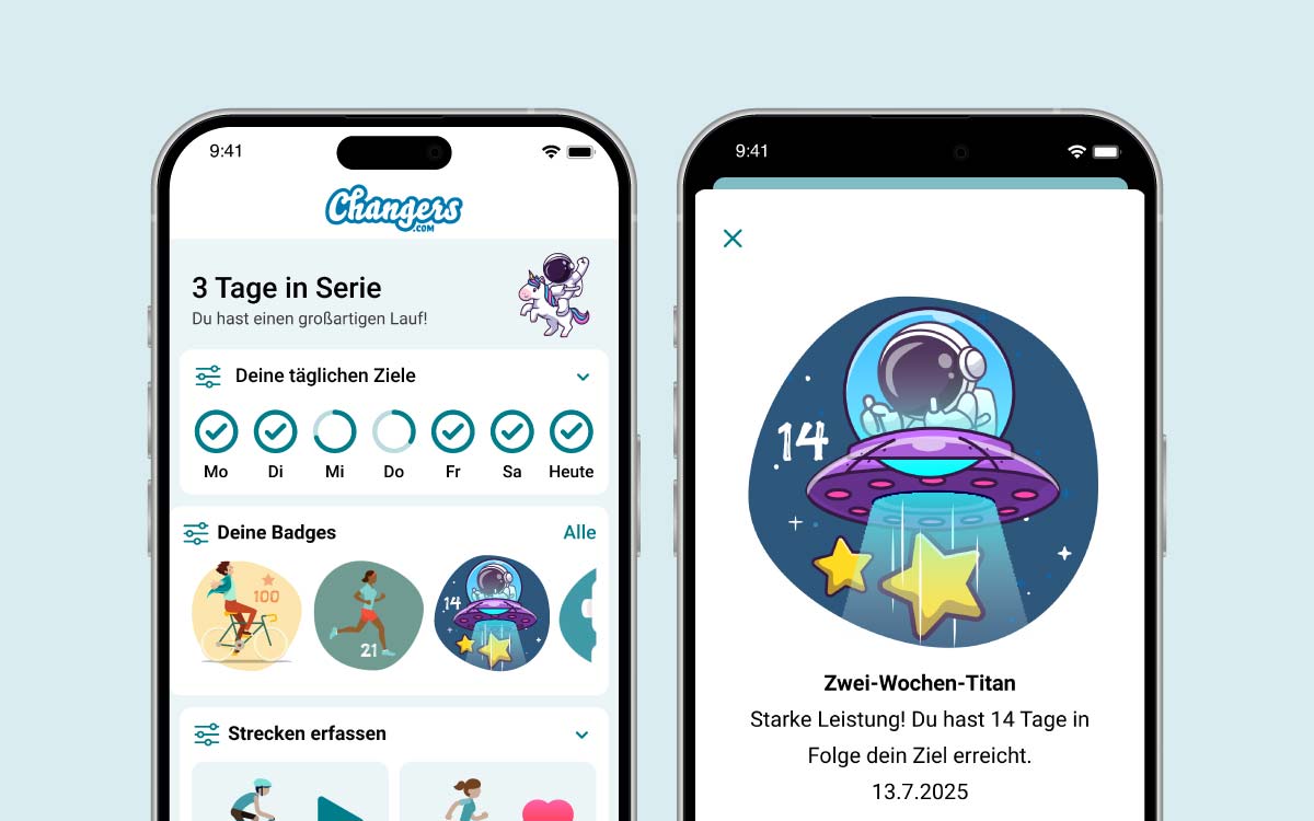 Mit der Schritte Challenge App mehr Bewegung im Team