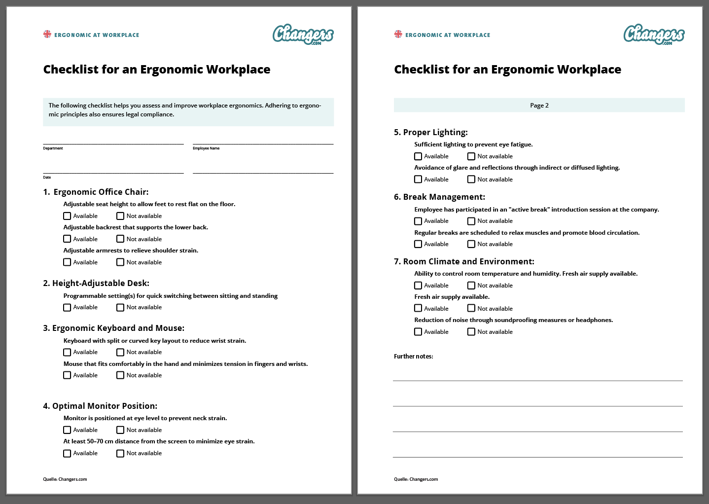 Ergonomic at Workplace: Checklist and Top 10 Provider List